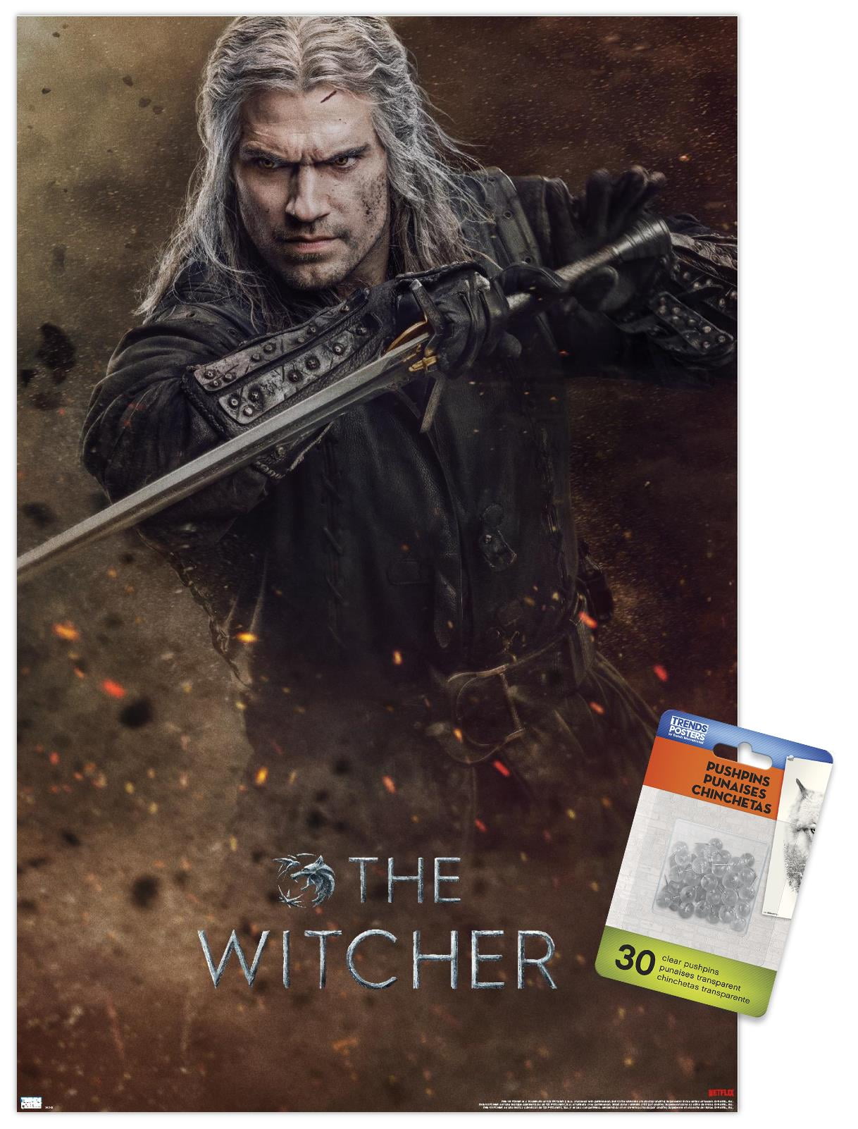 Netflix The Witcher: Season 3 - Geralt One Sheet Wall Poster with Push ...