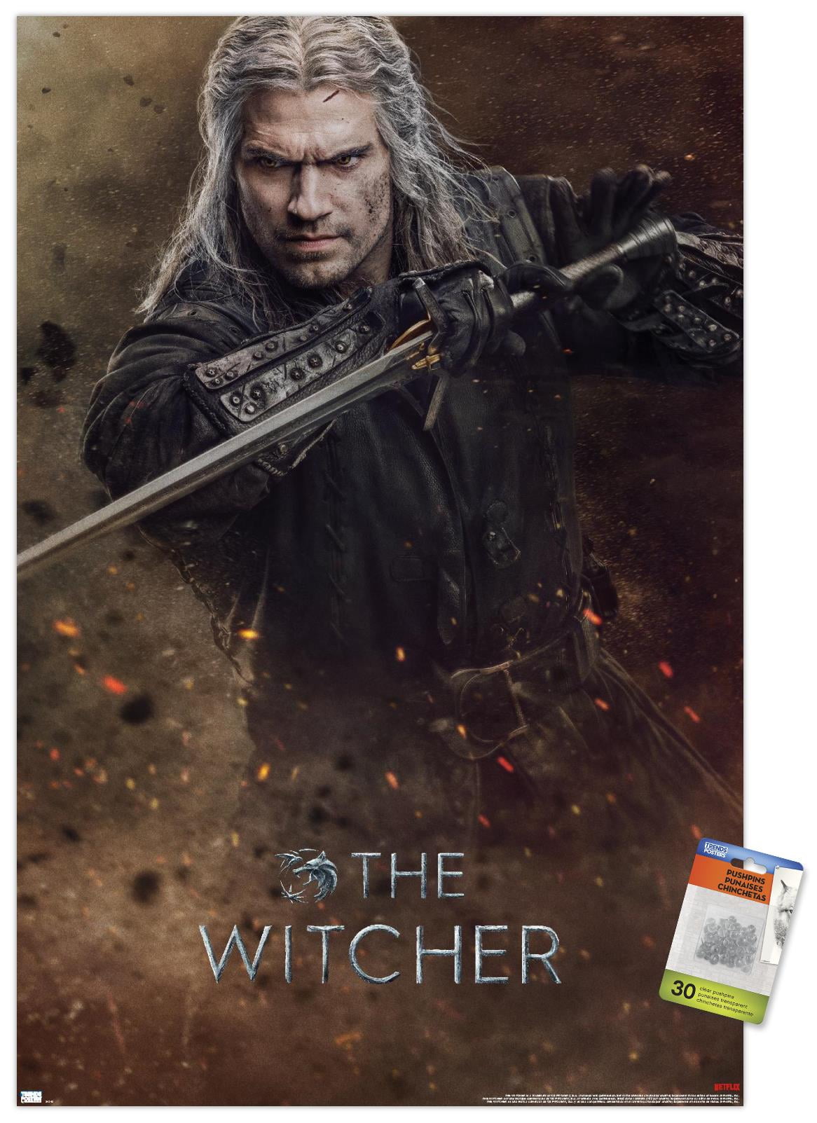 Netflix The Witcher: Season 3 - Geralt One Sheet Wall Poster with ...