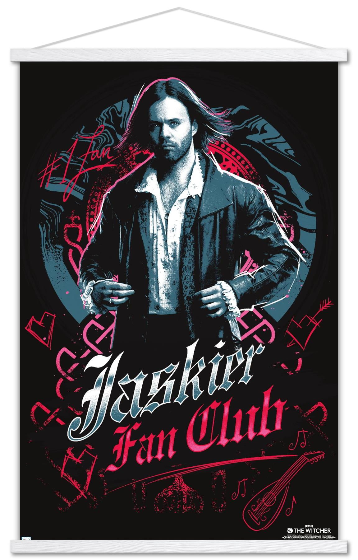 Netflix The Witcher: Season 3 - Jaskier Fan Club Wall Poster with ...