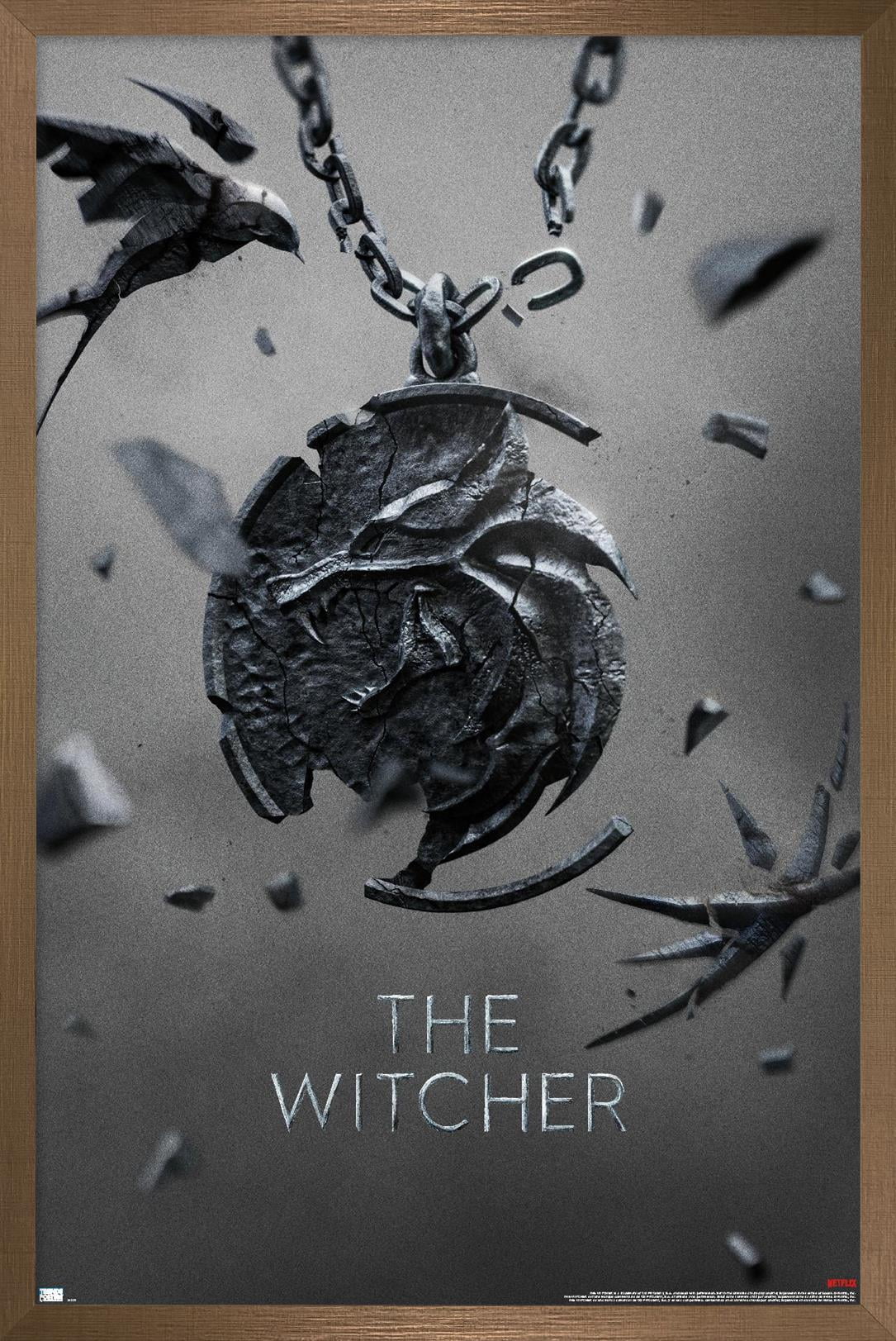 Netflix The Witcher: Season 3 - Medallion Key Art Wall Poster, 22.375 ...