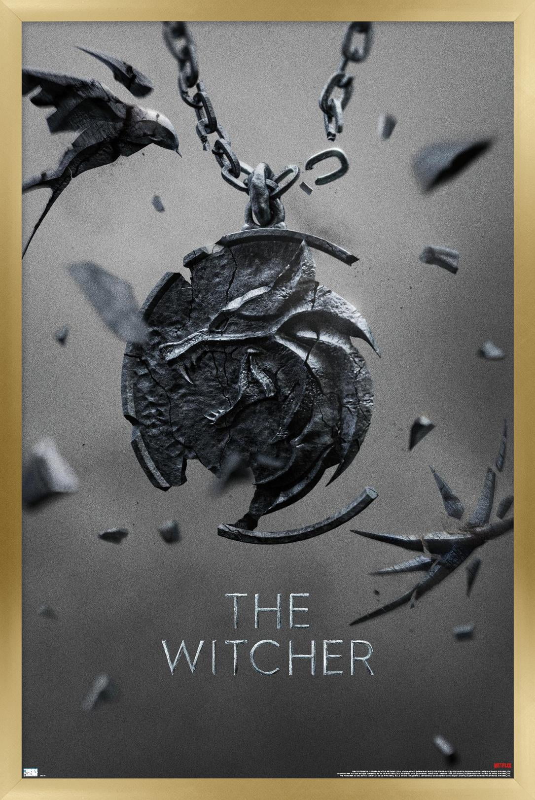 Netflix The Witcher: Season 3 - Medallion Key Art Wall Poster, 22.375 ...