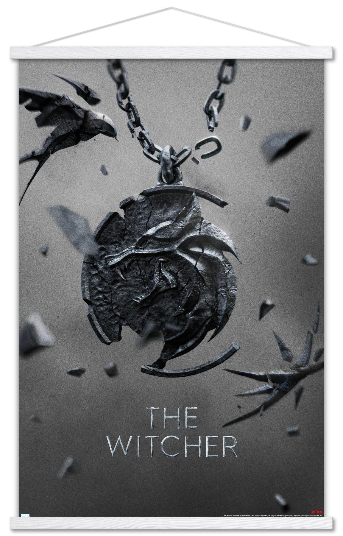 Netflix The Witcher: Season 3 - Medallion Key Art Wall Poster with ...