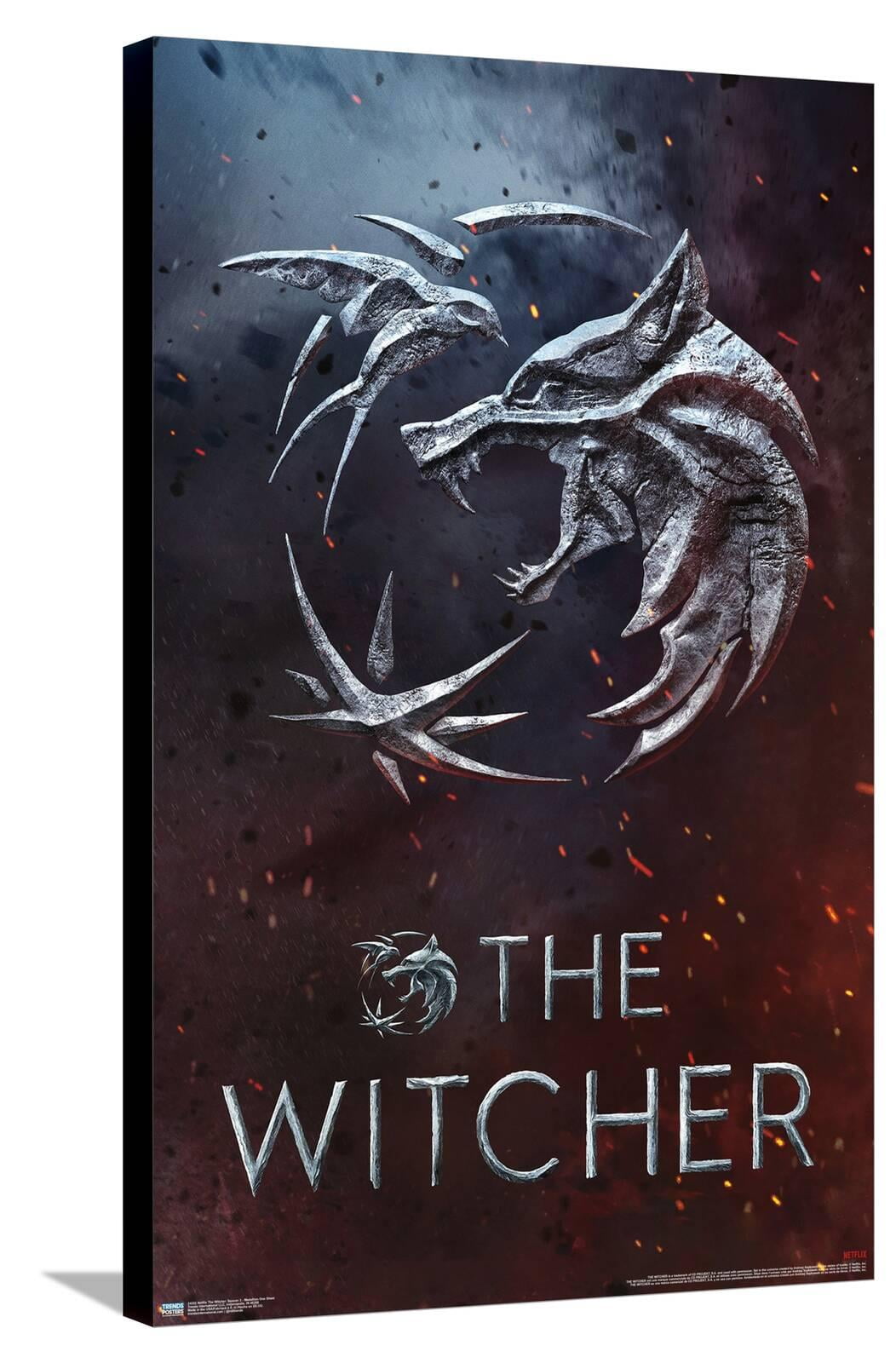 Netflix The Witcher: Season 3 - Medallion One Sheet Canvas Wall Poster ...