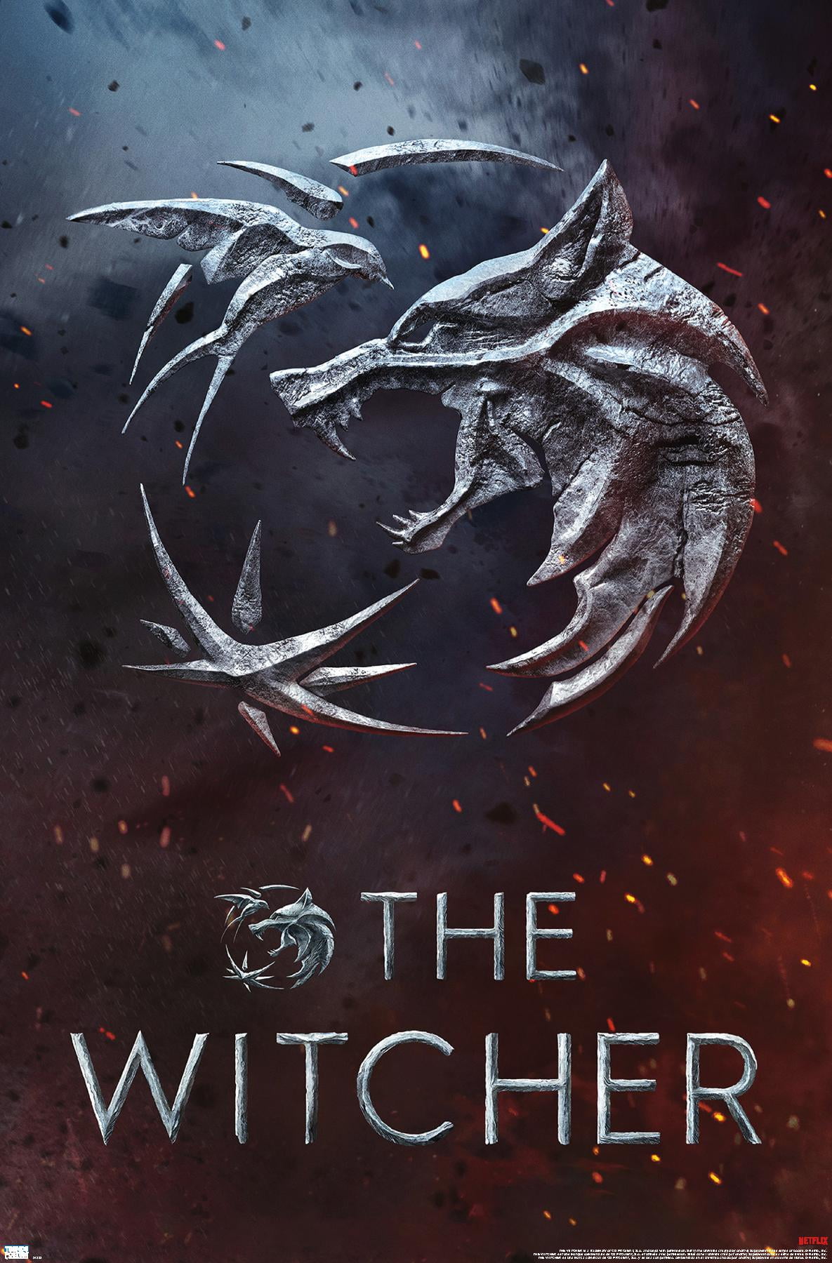 Netflix The Witcher: Season 3 - Medallion One Sheet Wall Poster, 22.375 ...