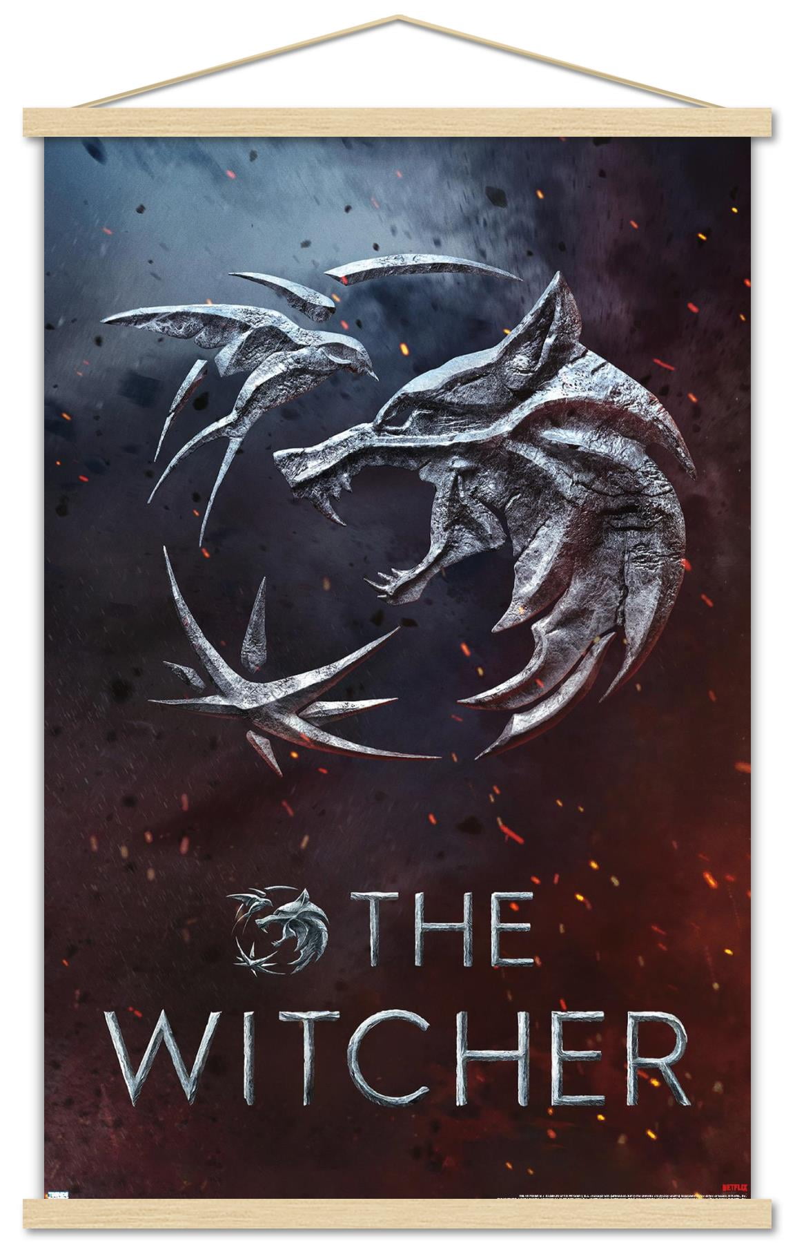 Netflix The Witcher: Season 3 - Medallion One Sheet Wall Poster with ...
