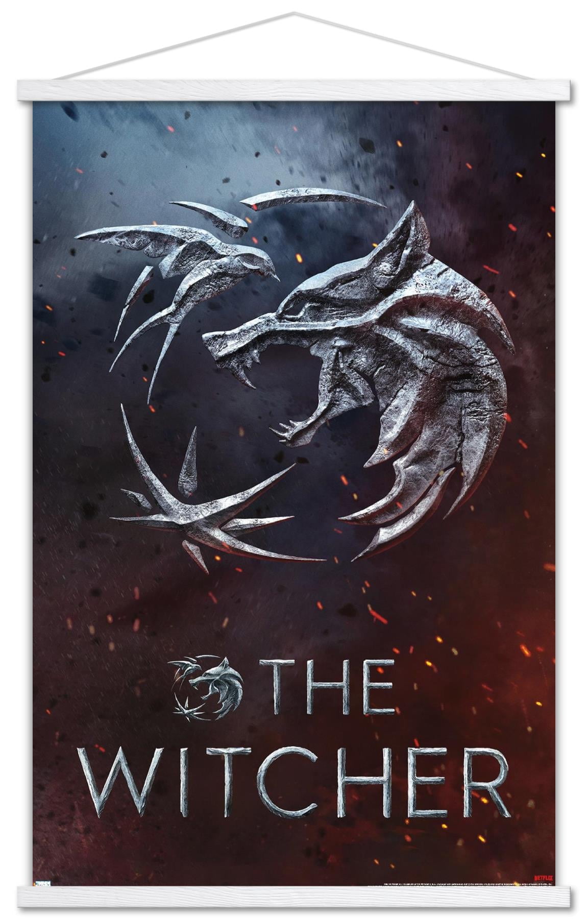 Netflix The Witcher: Season 3 - Medallion One Sheet Wall Poster with ...