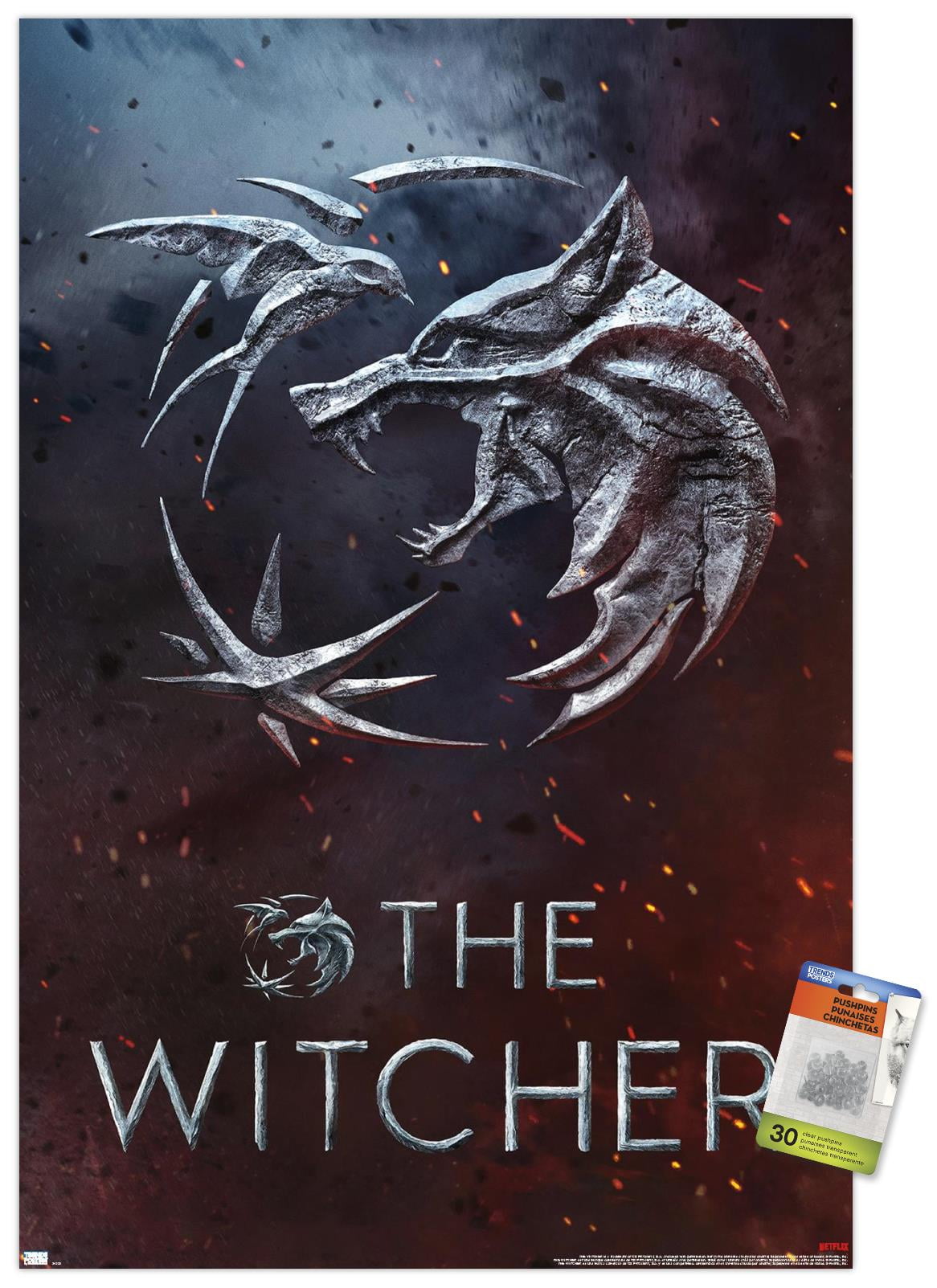 Netflix The Witcher: Season 3 - Medallion One Sheet Wall Poster with ...