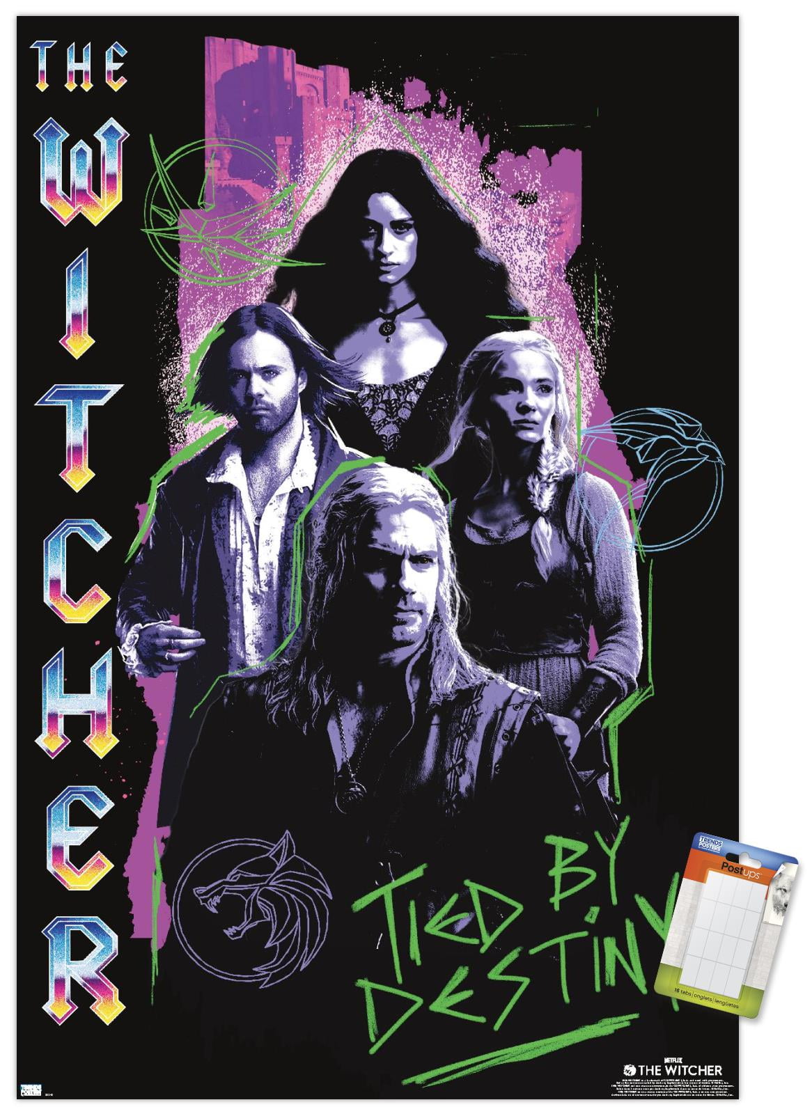 Netflix The Witcher: Season 3 - Tied By Destiny Wall Poster, 22.375" x ...
