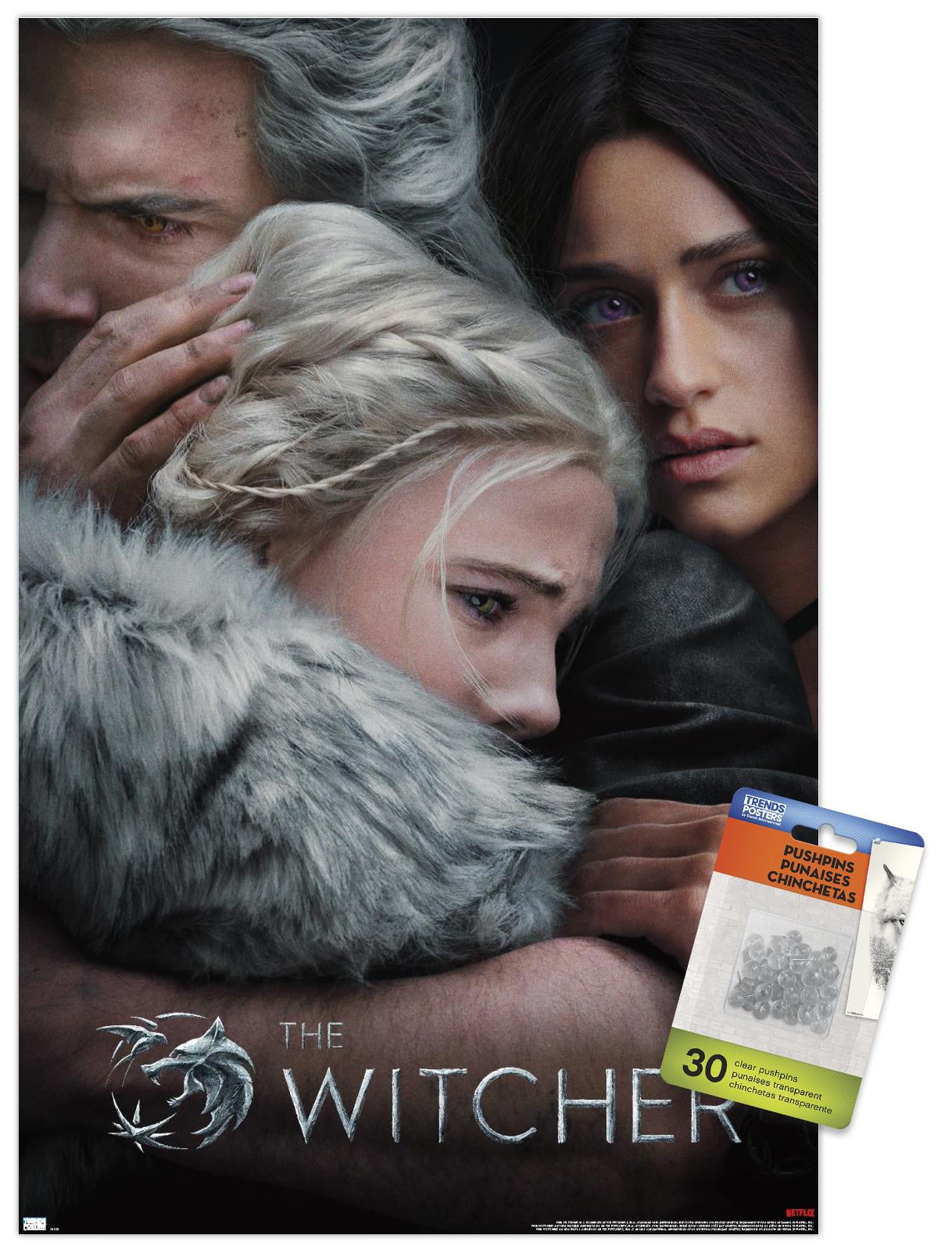 Netflix The Witcher: Season 3 - Trio Key Art Wall Poster with Push Pins ...