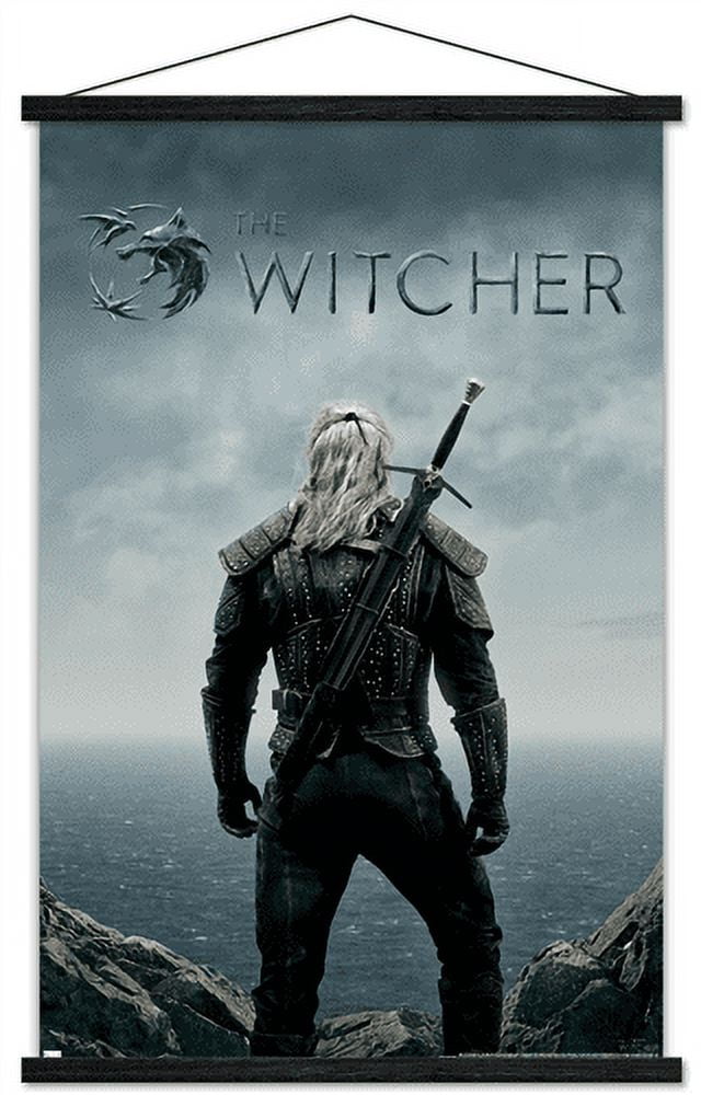 Netflix The Witcher - Teaser Wall Poster with Wooden Magnetic Frame, 22 ...
