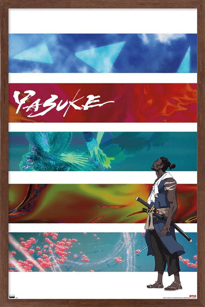 Netflix Yasuke - Bars Wall Poster, 22.375" x 34", Framed - Walmart.com