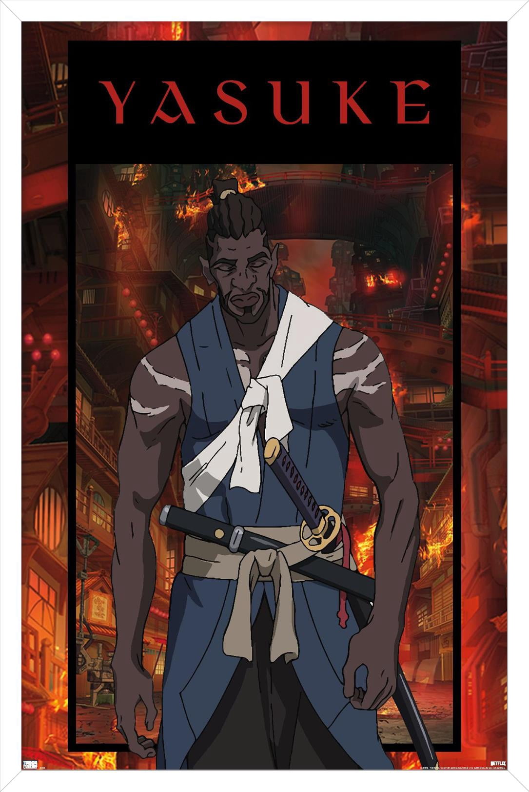 Netflix Yasuke - Key Art Wall Poster, 22.375" x 34" Framed - Walmart.com