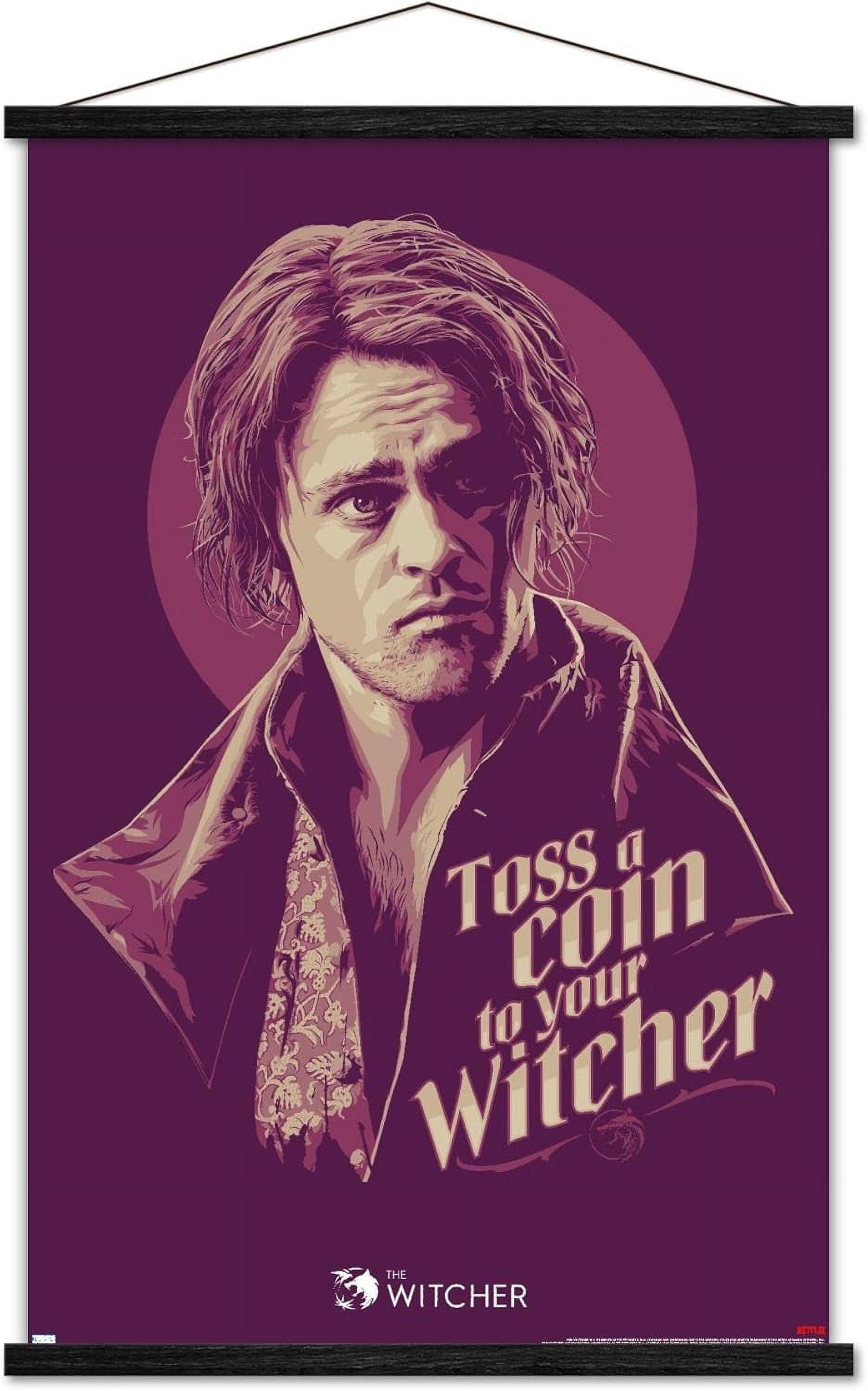 Netflix the Witcher Season 2 - Toss a Coin Wall Poster with Magnetic ...