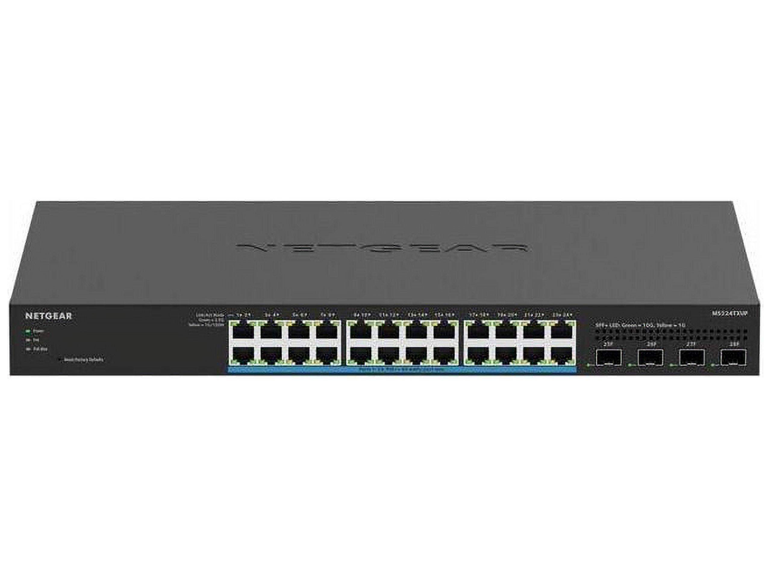 Netgear 24-Port Multi-Gigabit (2.5G) Ethernet Ultra60 PoE++ Smart ...