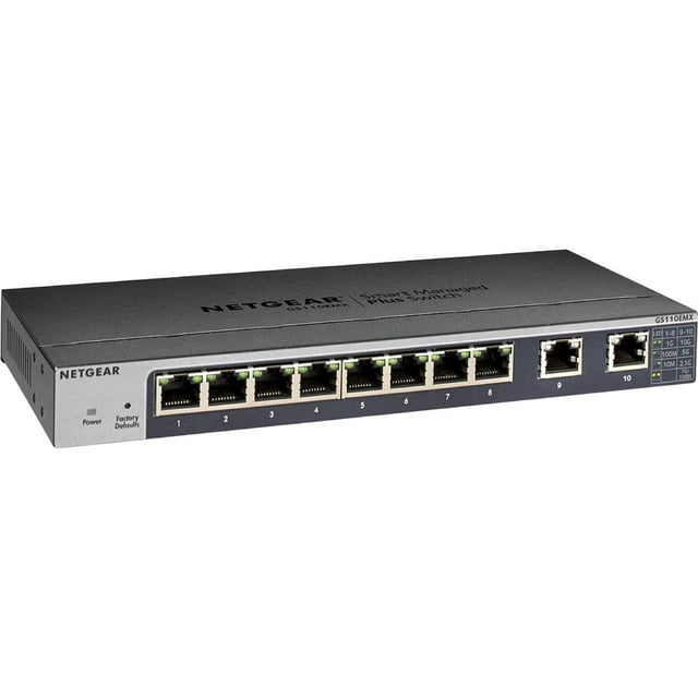 Netgear 8-port Gigabit Switches with 10-Gigabit/Multi-Gigabit Uplinks ...