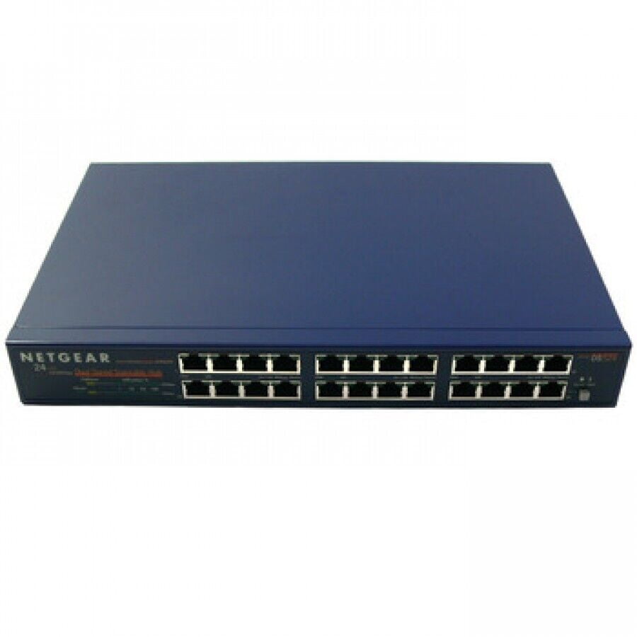 Netgear DS524 24-Port Dual Speed Stackable Ethernet Hub Network Switches - Walmart.com