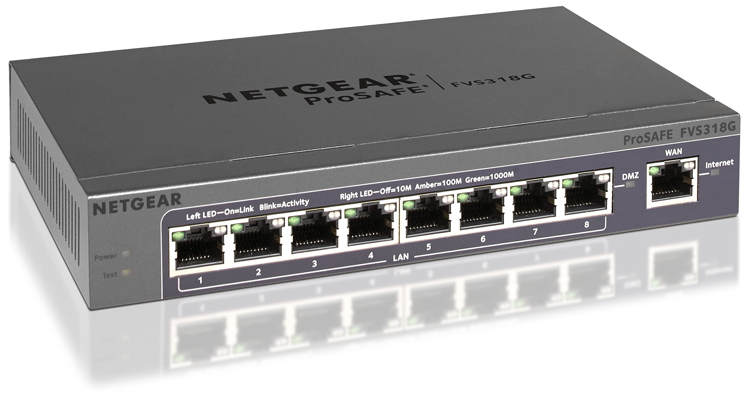Netgear FVS318G VPN Firewall 8xGE 9xRJ-45 AES-256 3DES (v2) - Walmart.com