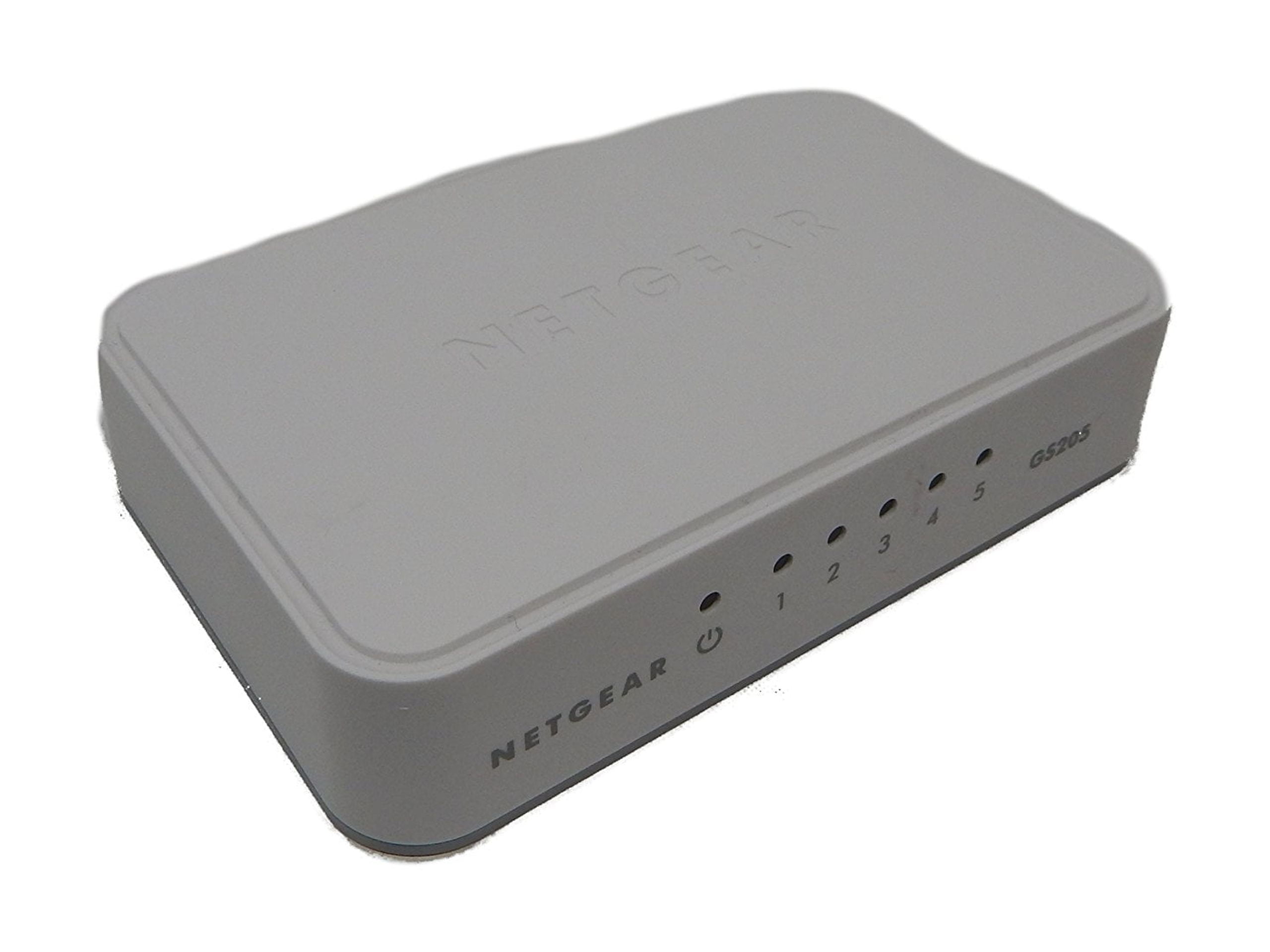 Netgear GS205-100PAS NETGEAR 5-Port Gigabit Ethernet Unmanaged Switch ...