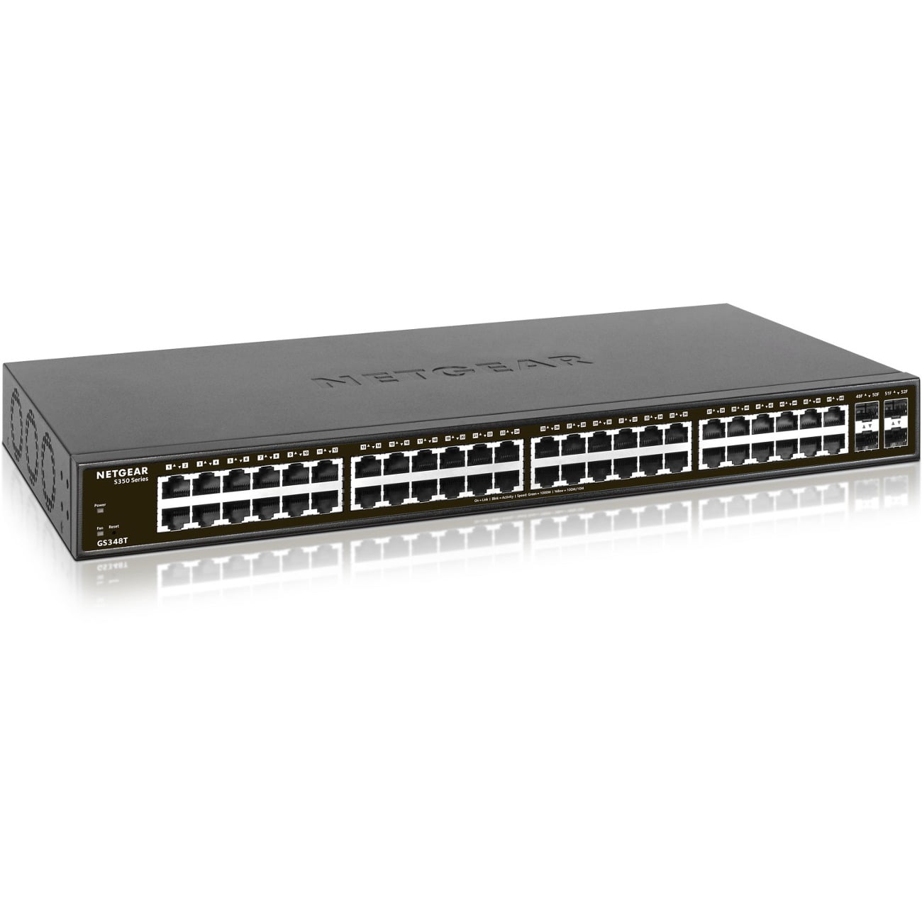 Netgear GS348T-100NAS 48-Port Gigabit Ethernet Smart Managed Pro Switch ...