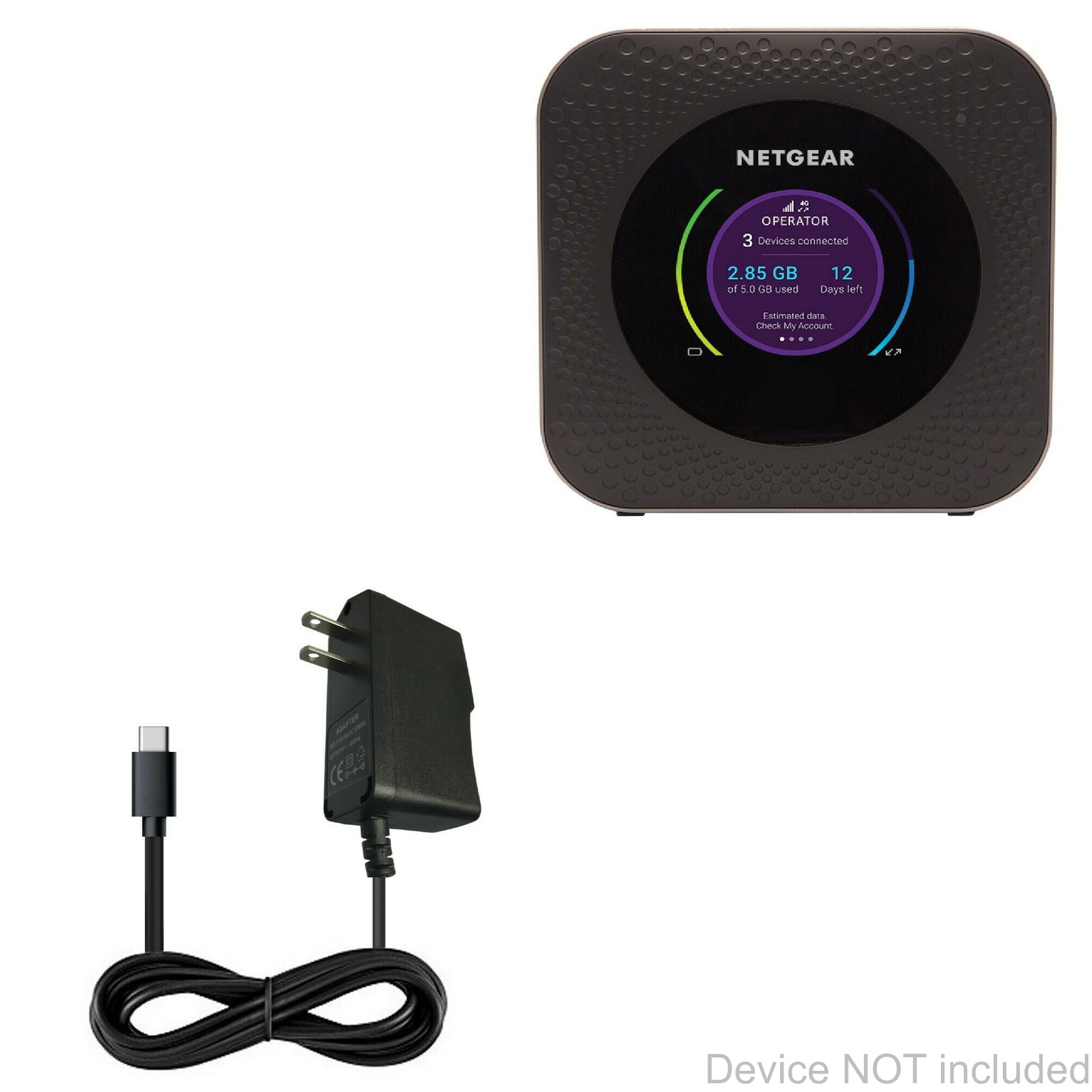 Netgear Nighthawk MR1100 Mobile HotSpot Charger, BoxWave [Wall Charger ...