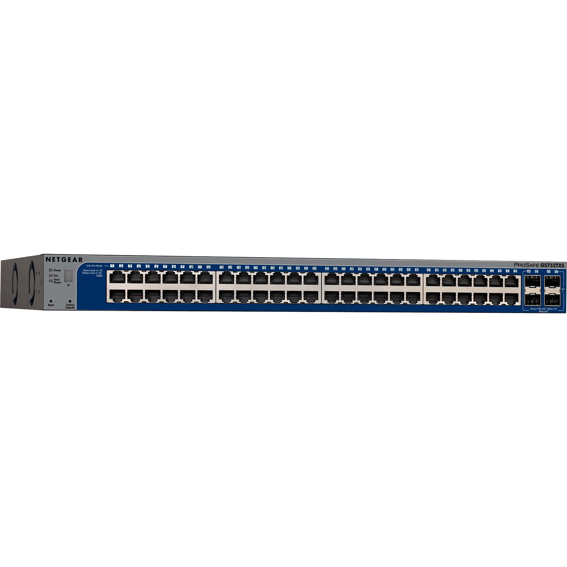Netgear ProSafe GS752TXS 48 Ports Yes Ethernet Switch - Walmart.com