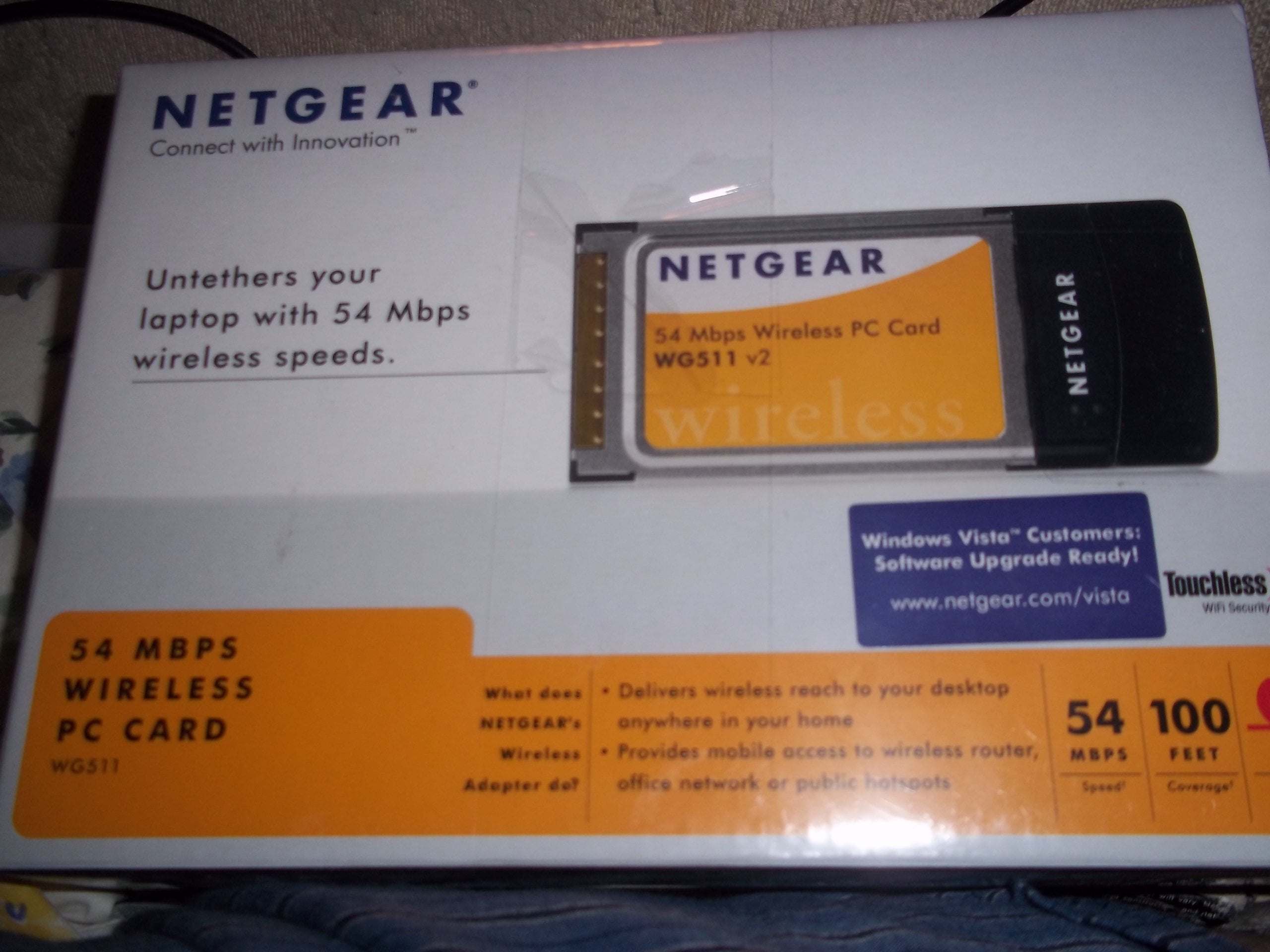 WG511VCNA Netgear 54 Mbps Wireless PC Card - Walmart.com