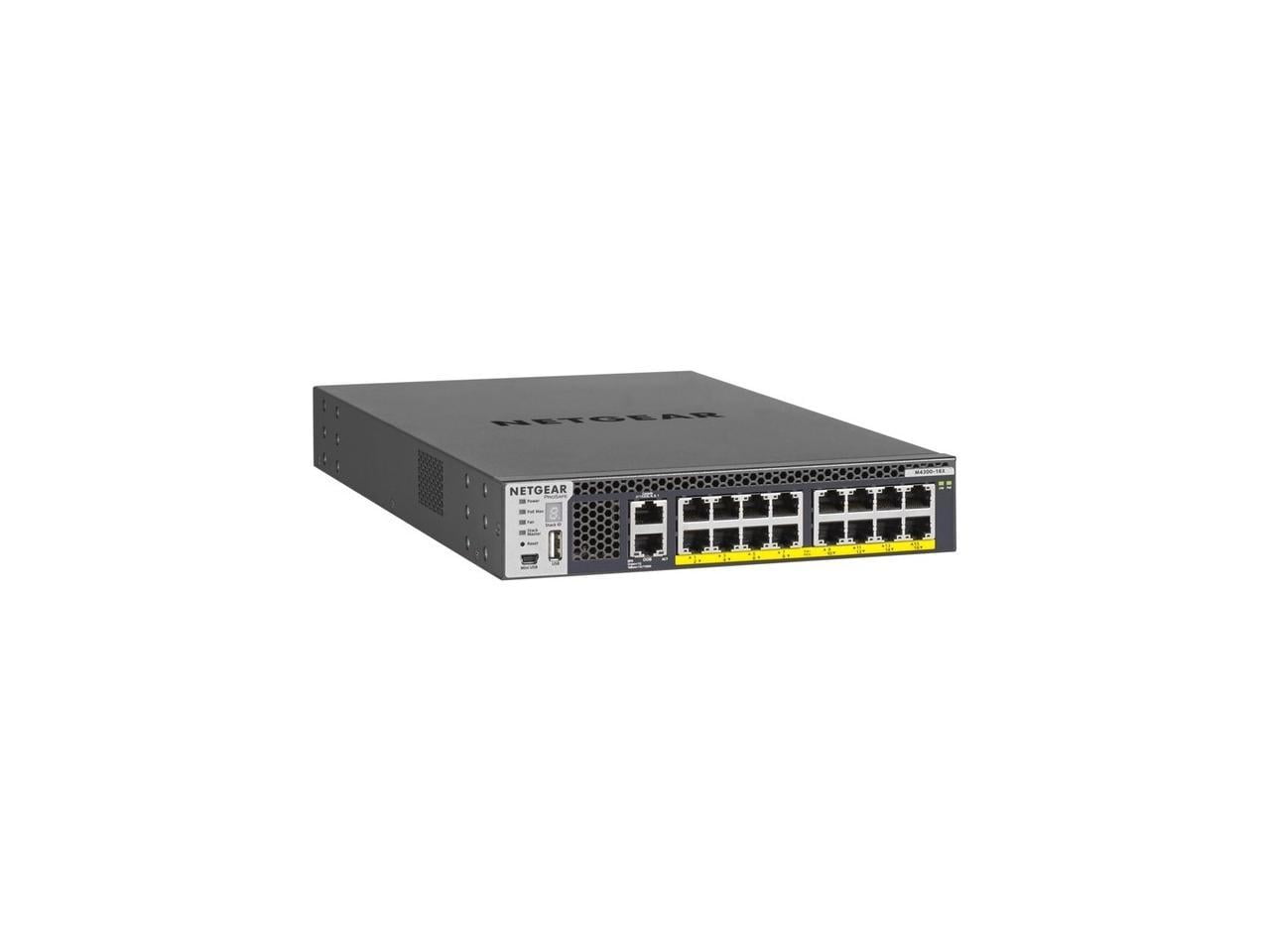 Netgear XSM4316PA Ethernet Switch - 16 Ports - Manageable - 3 Layer ...