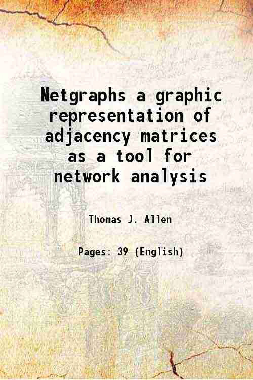 Netgraphs a graphic representation of adjacency matrices as a tool for ...