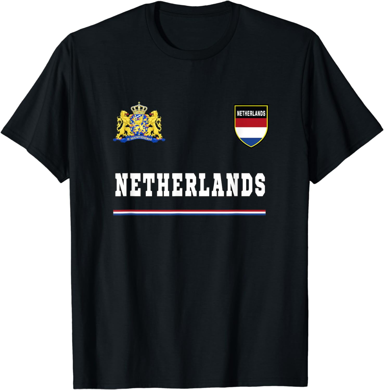 Netherland Sport/Soccer Jersey Flag Football Dutch T-Shirt - Walmart.com