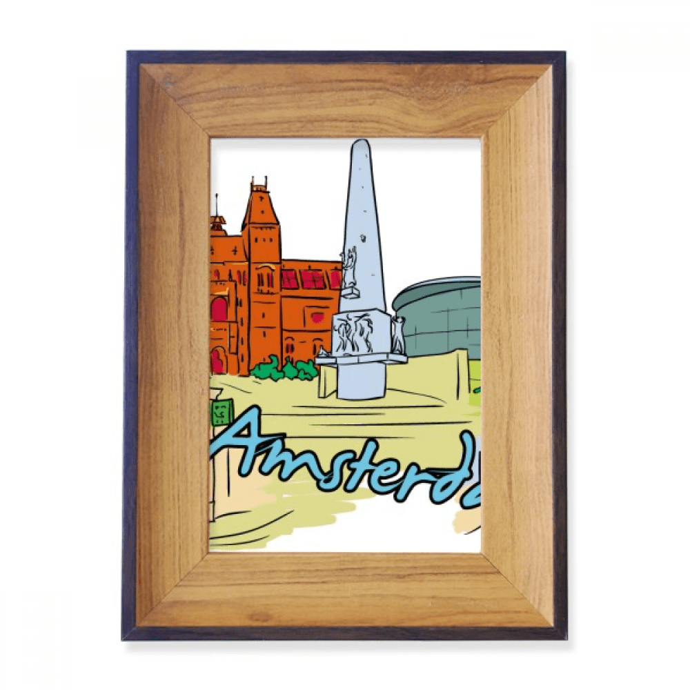 Netherlands Armsterdam Watercolor Photo Frame Exhibition Display Art ...