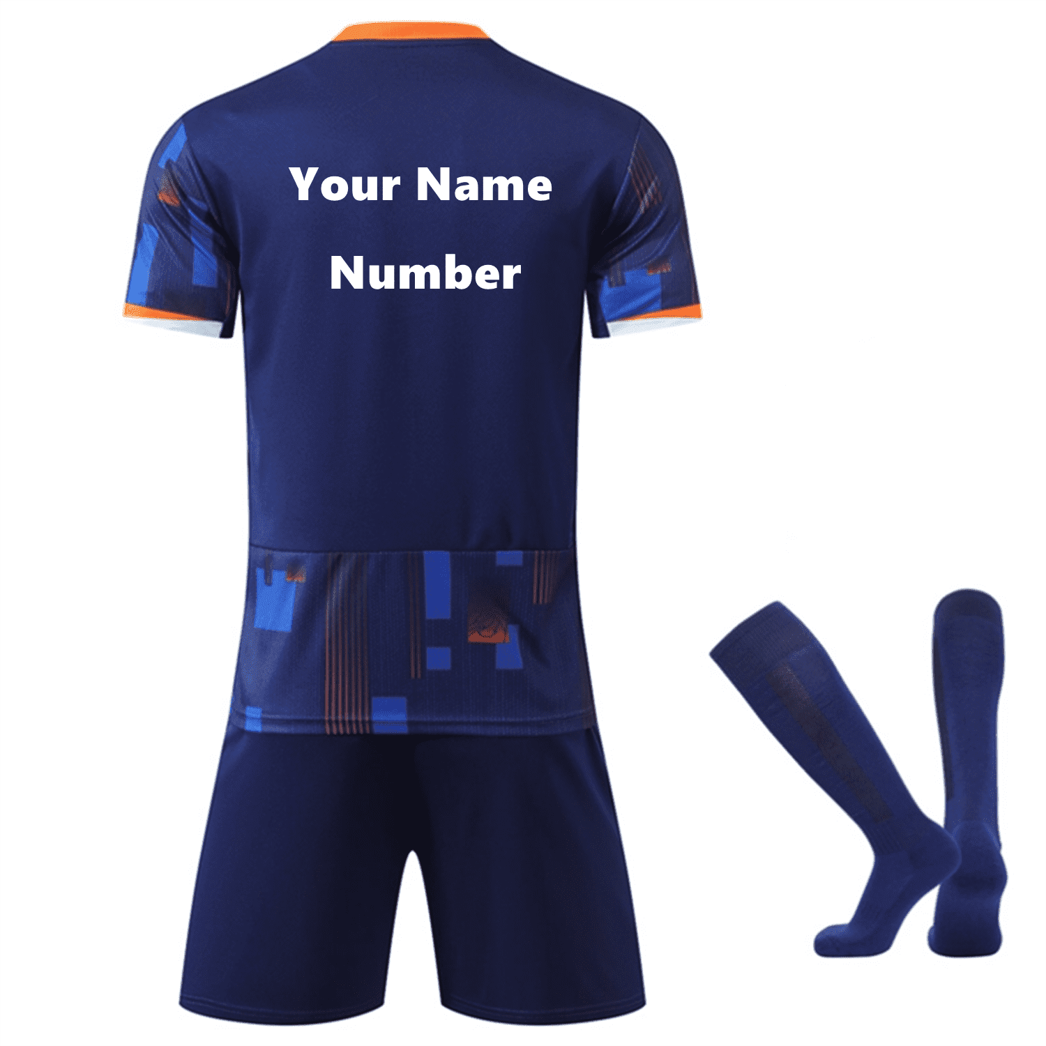 Netherlands Away UEFA Euro Cup 2024 Customized Soccer Jersey Kit ...