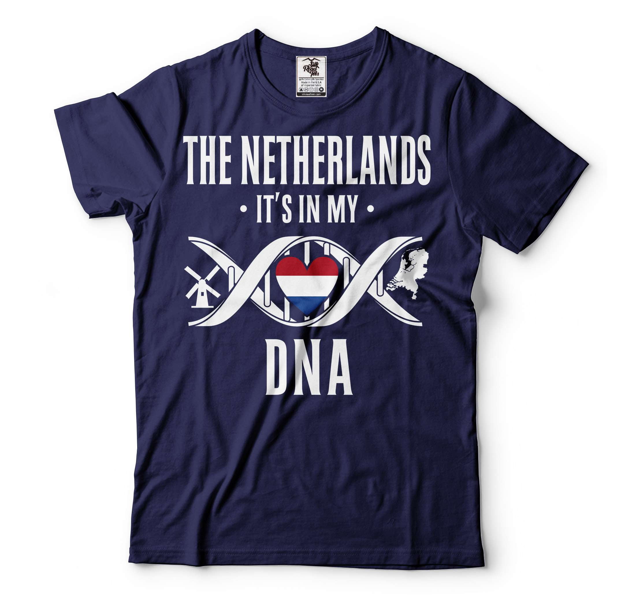Netherlands DNA Shirt Netherlands Flag Tee Netherlands National ...
