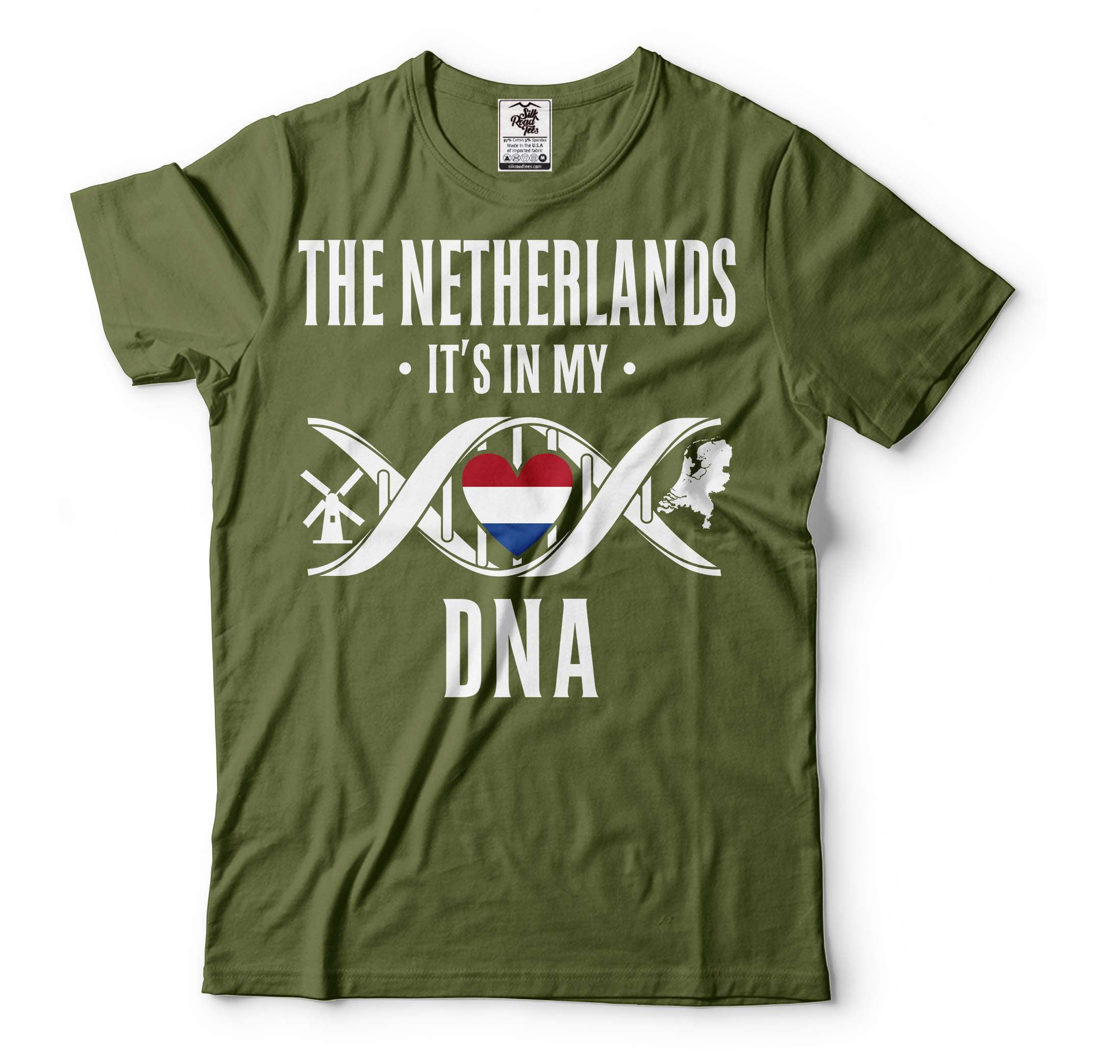 Netherlands DNA Shirt Netherlands Flag Tee Netherlands National ...