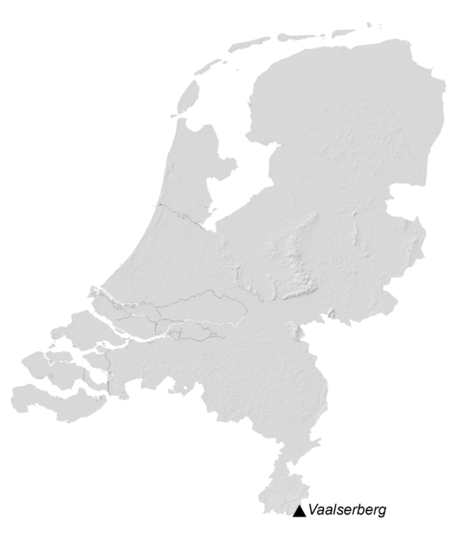 Netherlands Elevation Map GLOSSY POSTER PICTURE PHOTO PRINT BANNER CONVERSATIONPRINTS - Walmart.com