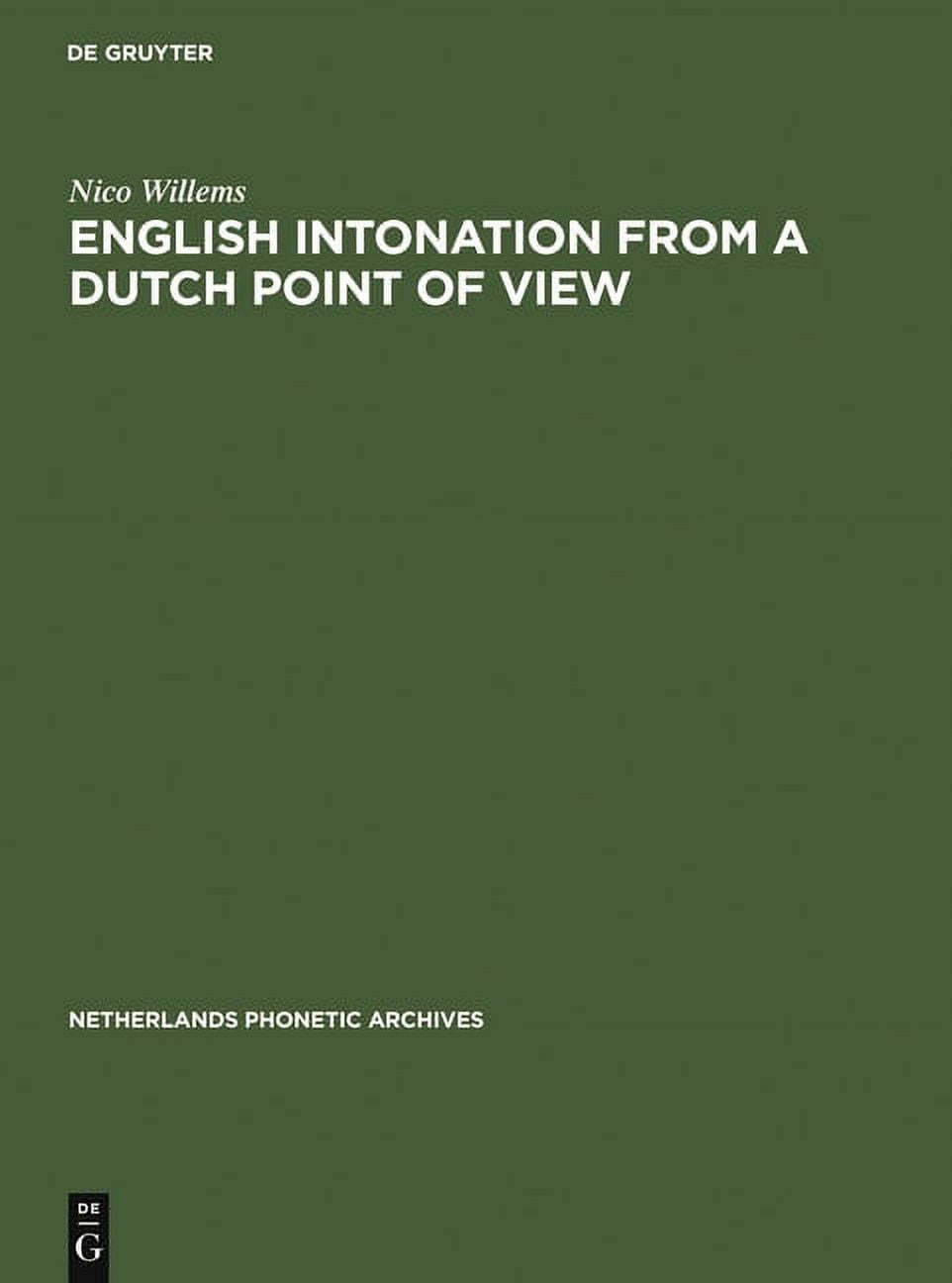 Netherlands Phonetic Archives English Intonation from a Dutch Point of ...