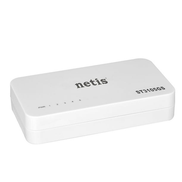NETIS SYSTEMS USA CORP. 5 PORT GIGABIT DESKTOP SWITCH - Walmart ...