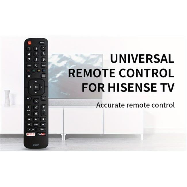 Netjett EN2B27 Universal Replacement Remote Control for All Hisense 4K ...
