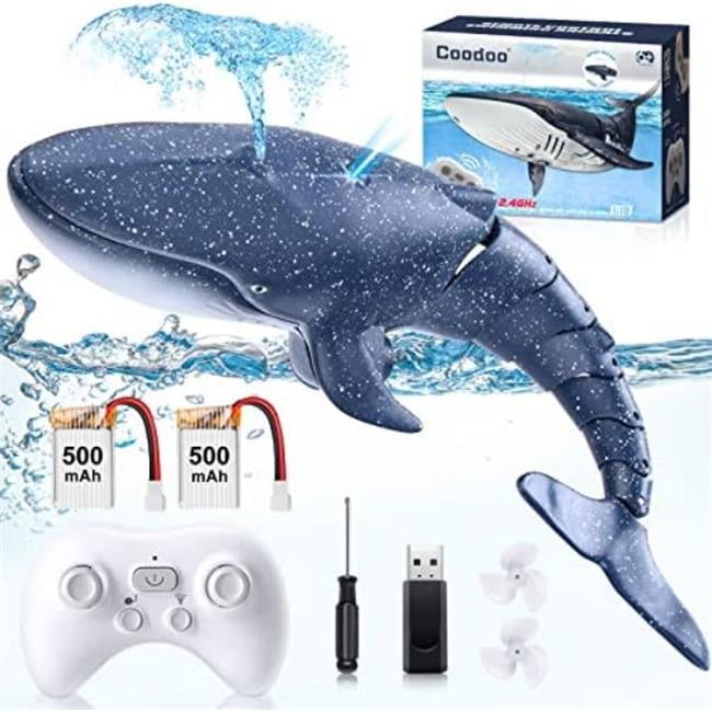 Netjett NC21657 New Upgrade Pool Remote Control Whale Shark Toys with ...