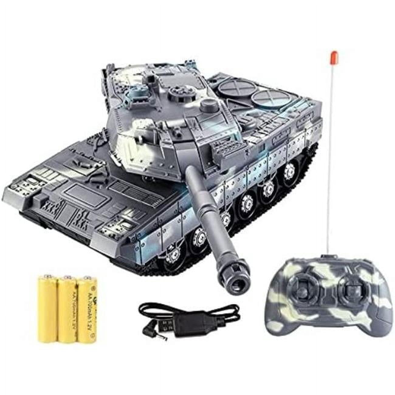 Netjett NC22392 12 in. 2.4Ghz VEPLYN Radio Control Tank Military ...