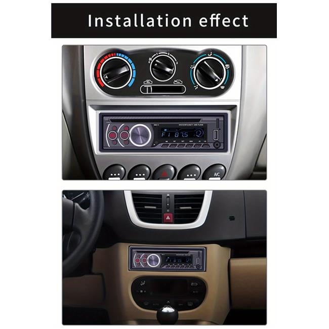 Netjett NT30852 1DIN Car DVD Player Car Radio Stereo with Remote Control - Walmart.com