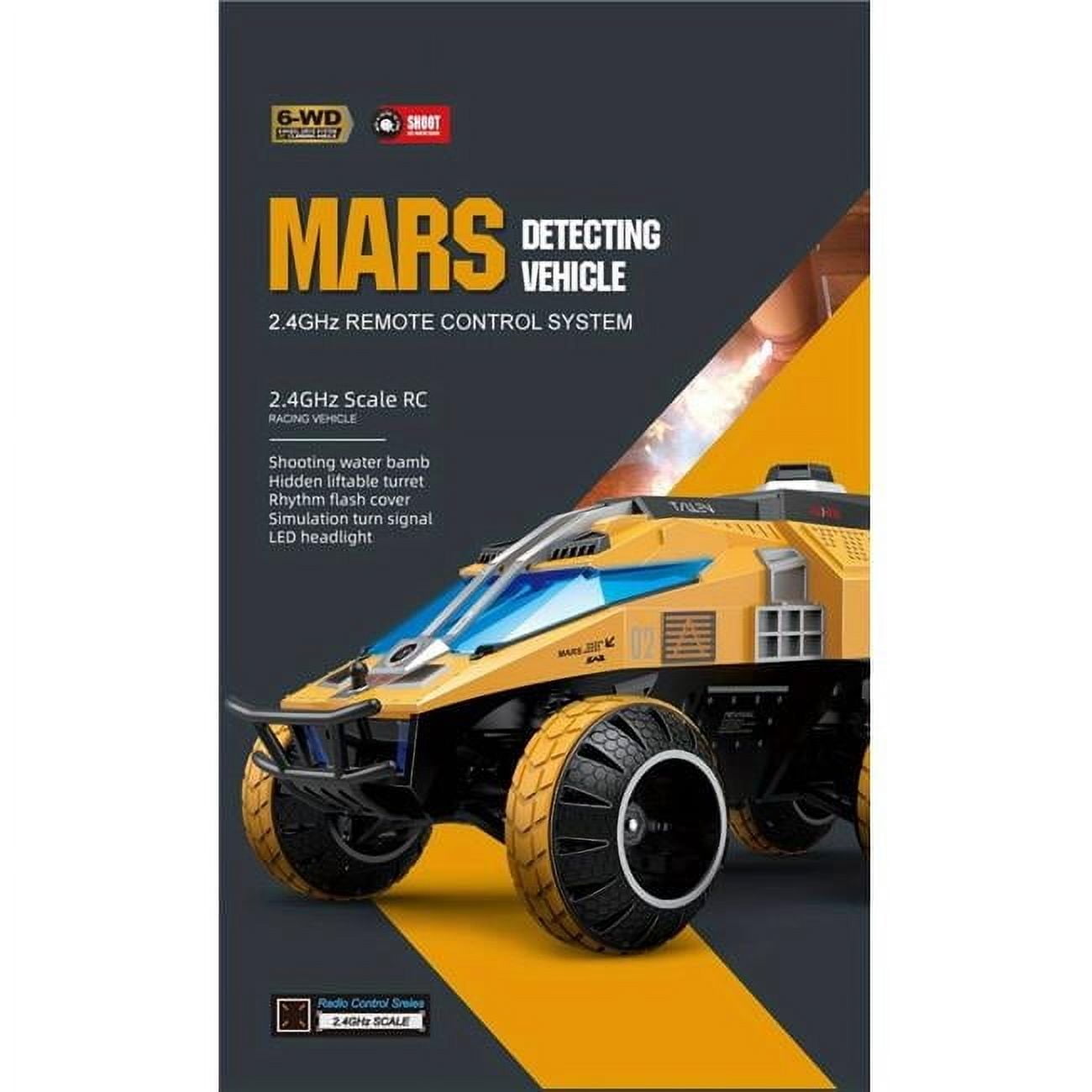 Netjett NT31000 2.4 GHz Fully Proportional RC Six Wheel Drive Mars Exploration Car Toy - Walmart.com