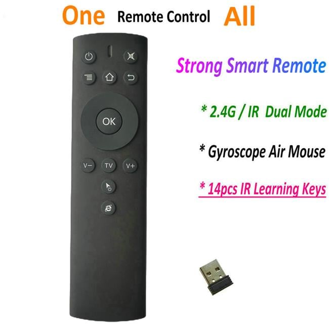 Netjett NT31001 2.4 GHz Gyroscope Air Mouse Dual Mode IR Learning Keys ...