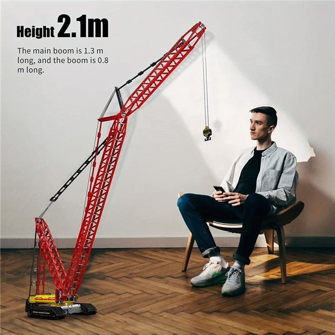 Netjett NT31155 Crawler LR13000 Building Block Crane Kit, 4318 Piece - Walmart.com