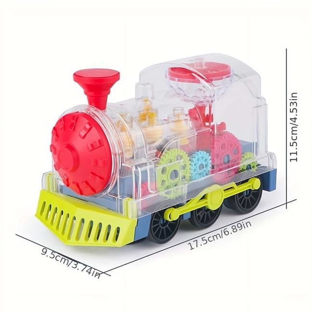 Netjett Electric Transparent Gear Train Colorful Music Lights Universal ...