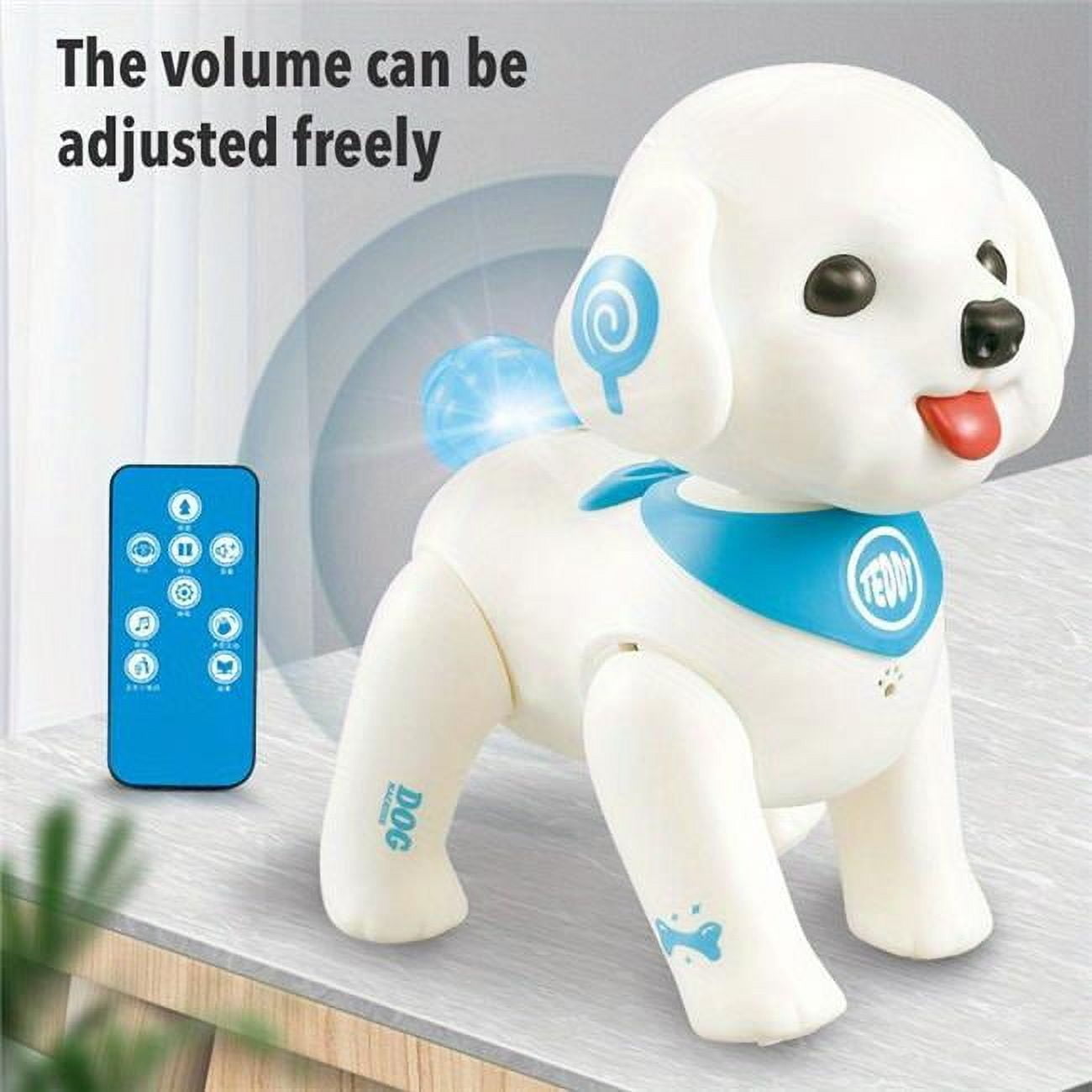 Netjett Electronic Animal Pets Remote Controlled Robot Dog Voice Remote ...