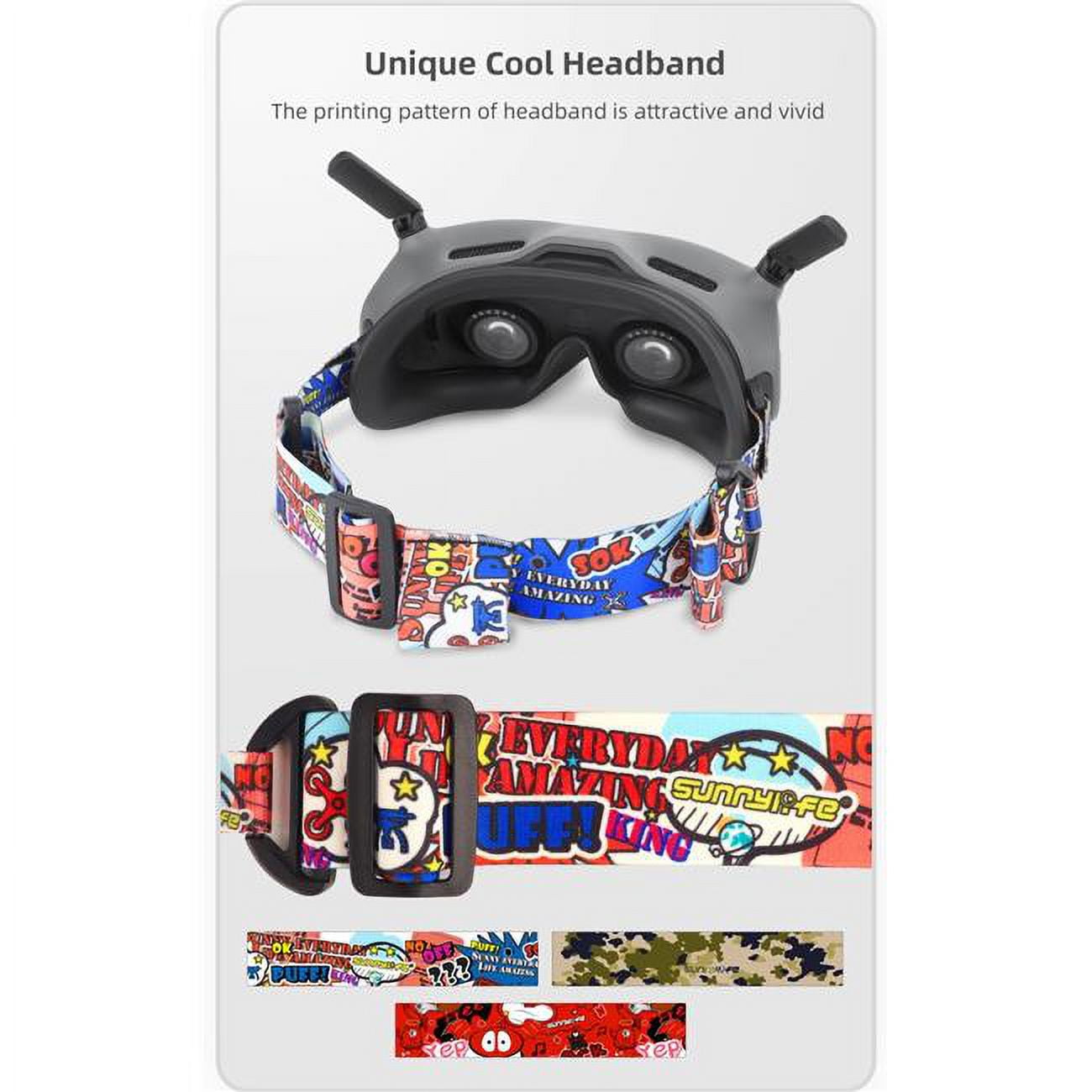 Netjett NT31924 Head Strap, Headband for DJI FPV & Goggles 2 V2 ...