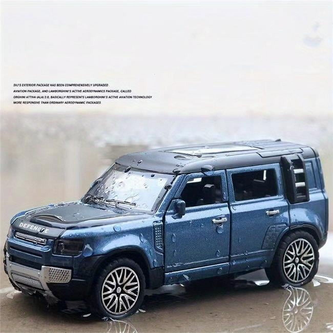 Netjett Four-door Simulation Road Tiger Defender Alloy Metal Model Baby Boy Toy Car, Blue ...