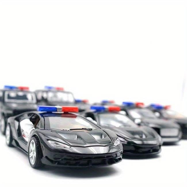 Netjett NT32635 Simulation Pull Back Alloy Police Car Toy - Walmart.com