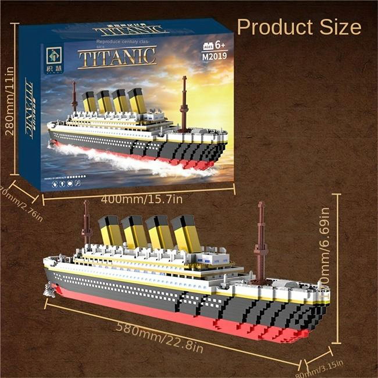 Netjett NT32777 Titanic Building Blocks Assembled Toys for Boys & Girls ...