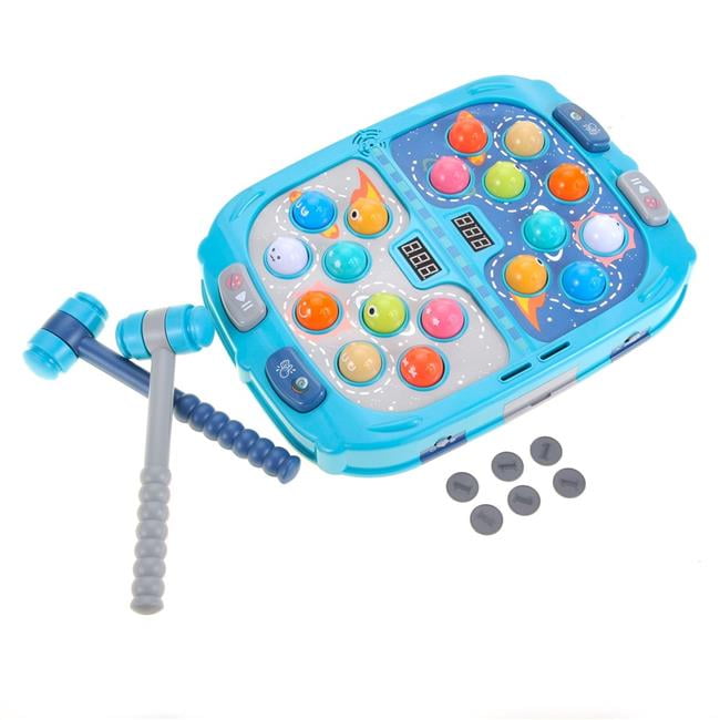 Netjett XS67319 UNO1RC Kids Boys & Girls 2 Players Wack-A-Mole Pounding Toys - Walmart.com